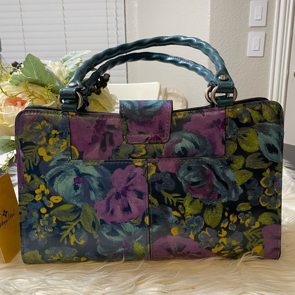 Patricia Nash | Bags | Nwt Patricia Nash Rienzo Satchel Deep Blue ...